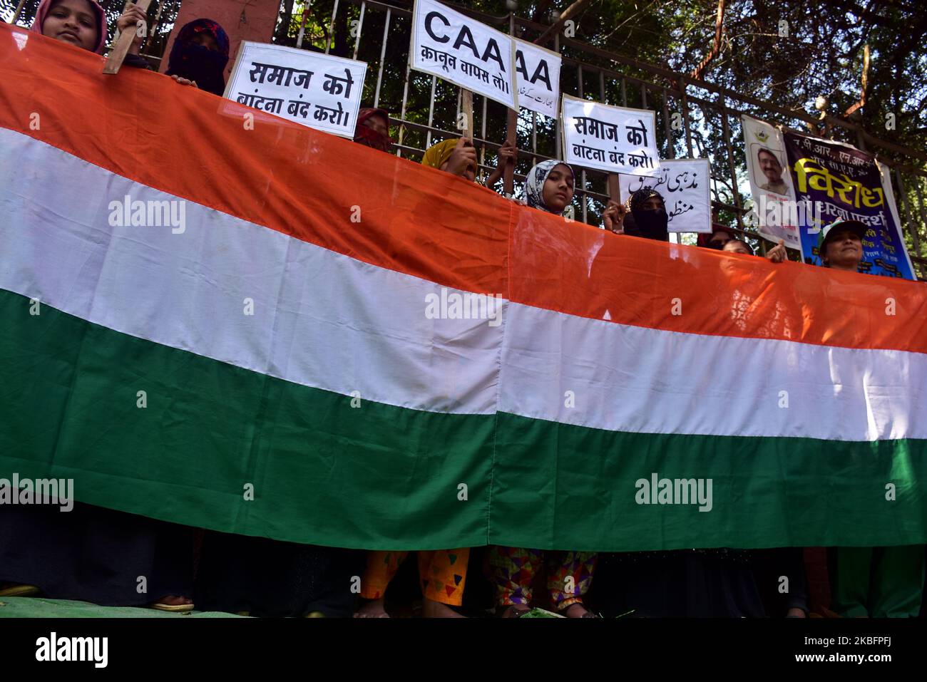 Nagpur, India. 29, Jan 2020. People gather for massive protest against ...