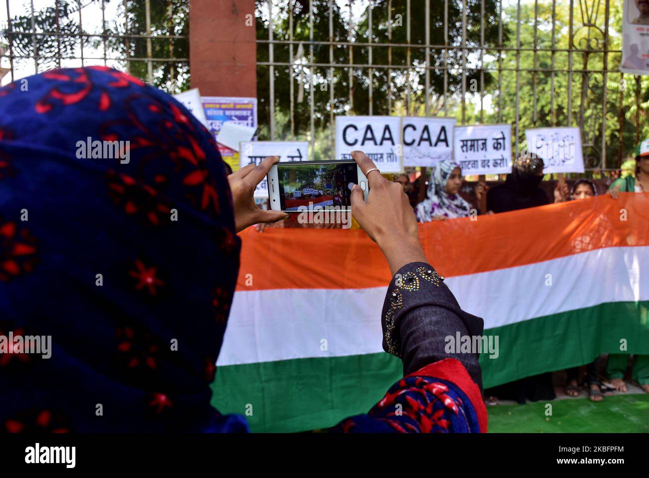 Nagpur, India. 29, Jan 2020. People gather for massive protest against ...
