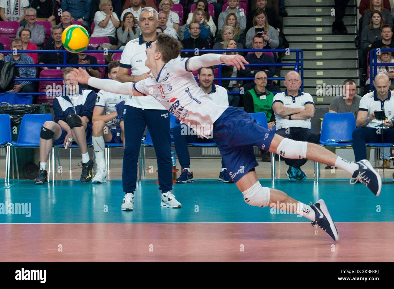 Trener Andrea Anastasi (Verva),Igor Grobelny (Verva) during the EV ...
