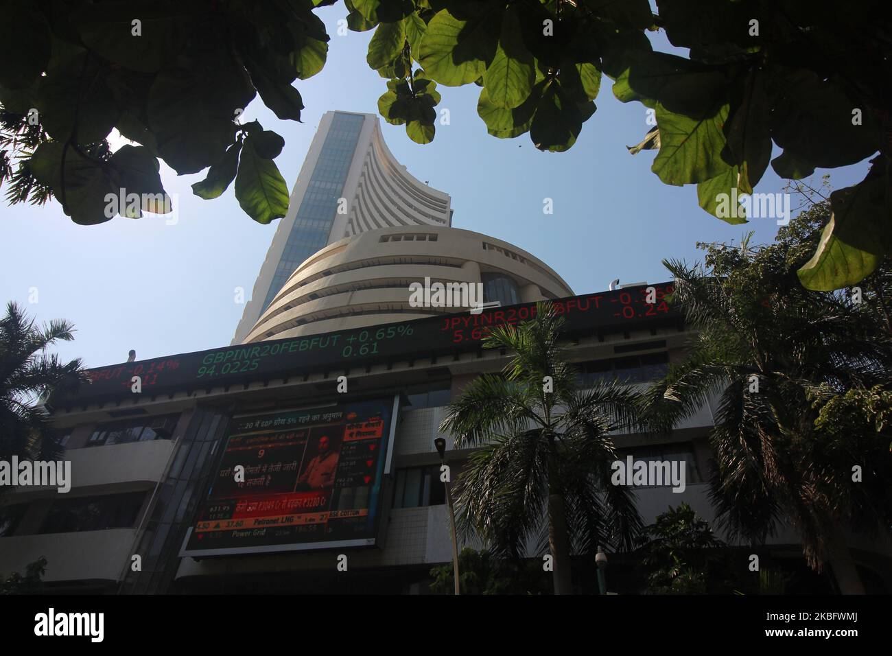 The Bombay Stock Exchange (BSE) building is seen in Mumbai, India on 31 ...