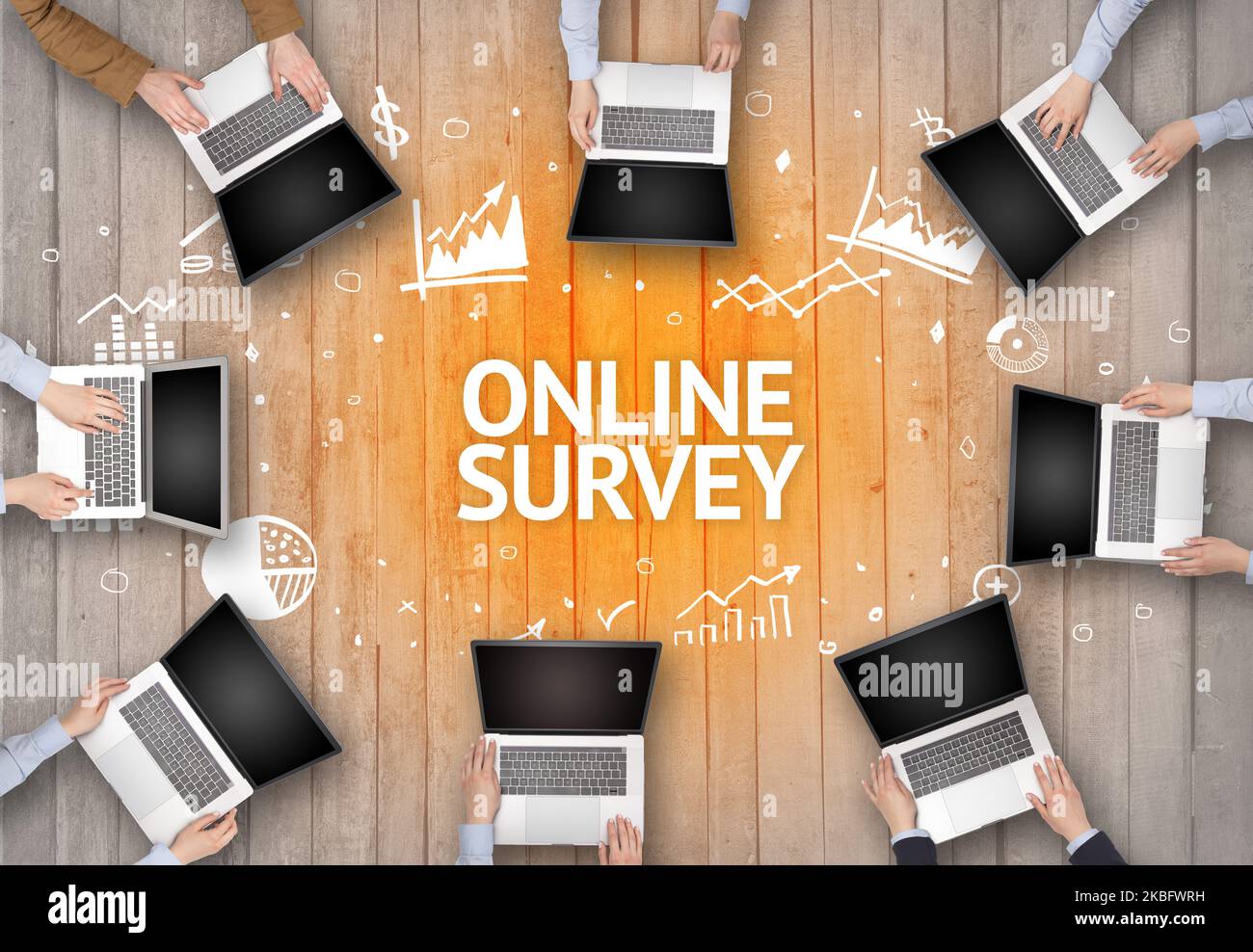 Group of Busy People Working in an Office Stock Photo - Alamy