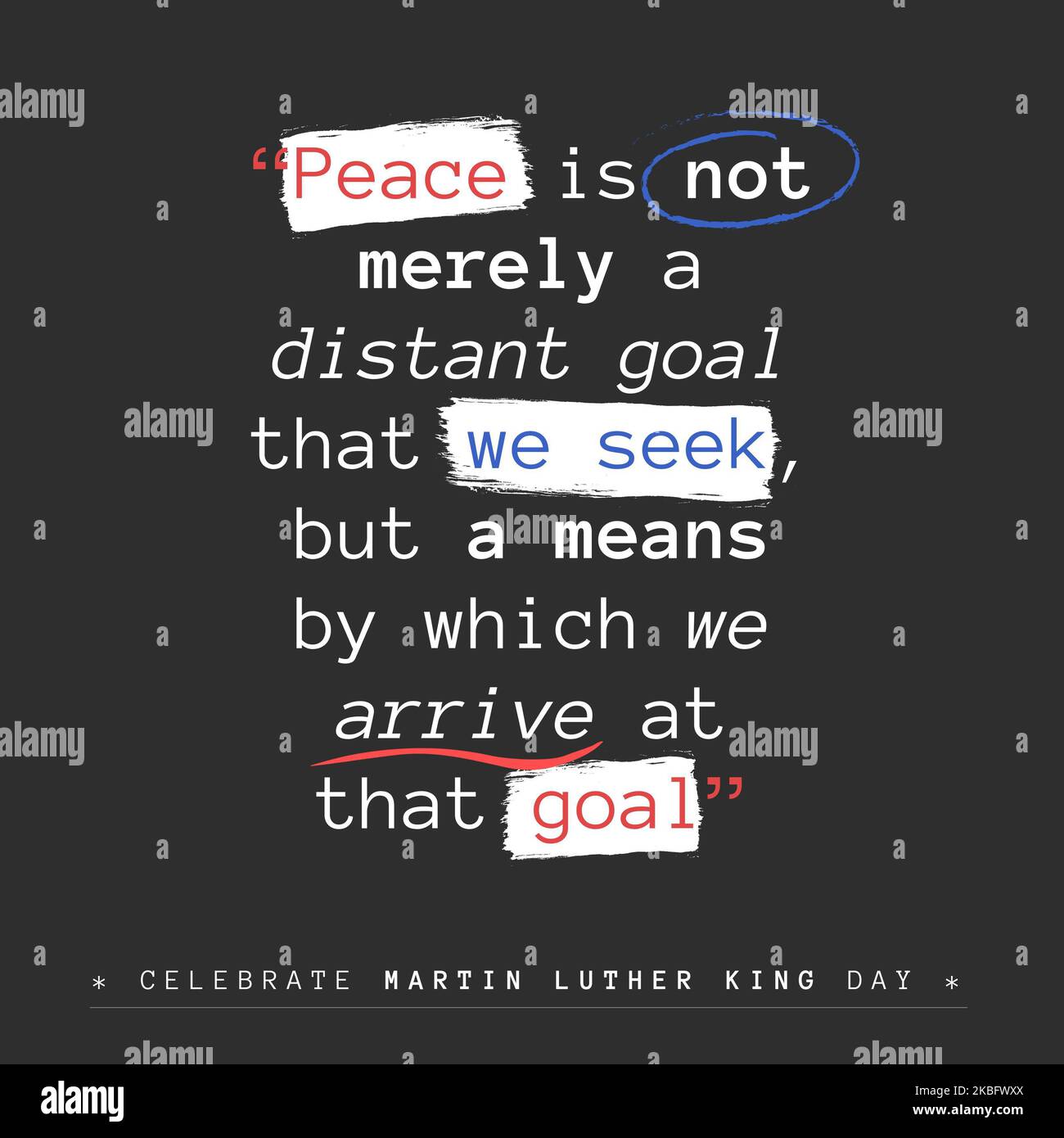 Martin luther king day animation hi-res stock photography and images ...