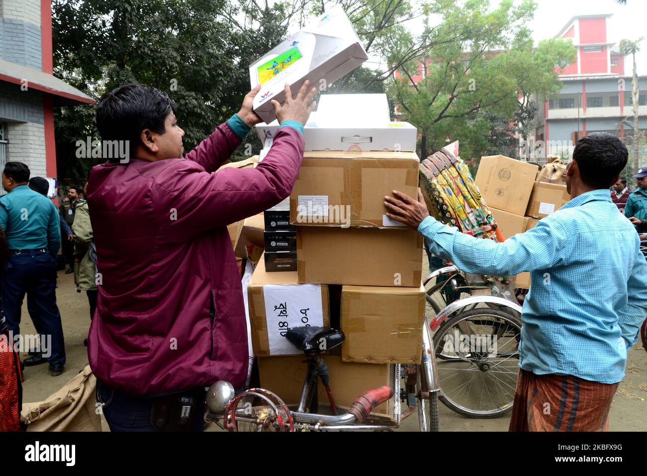 Bangladeshi election officials hi-res stock photography and images - Alamy