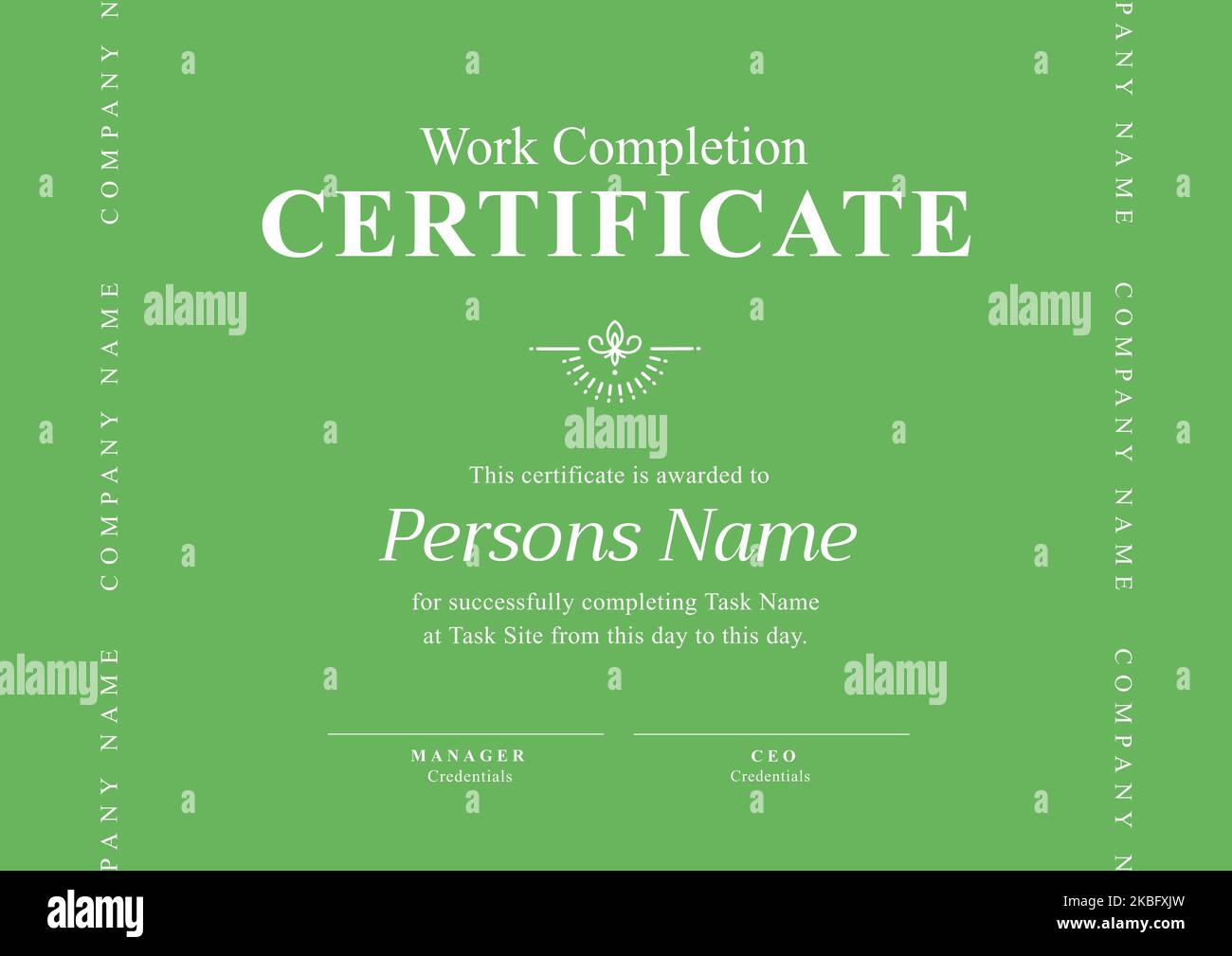 Completion template hi-res stock photography and images - Alamy