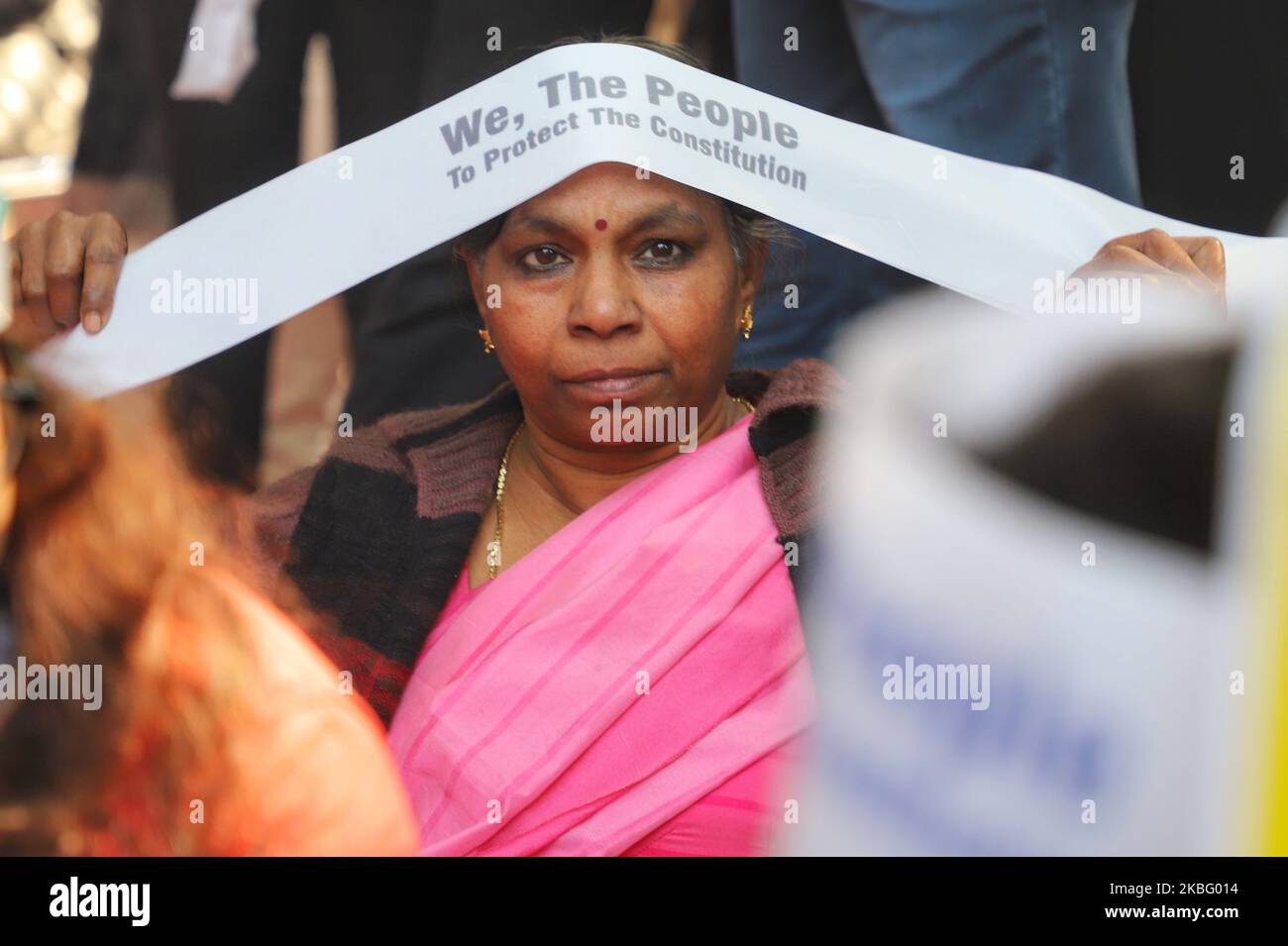People take part in a protest under the banner ' We the People' against ...