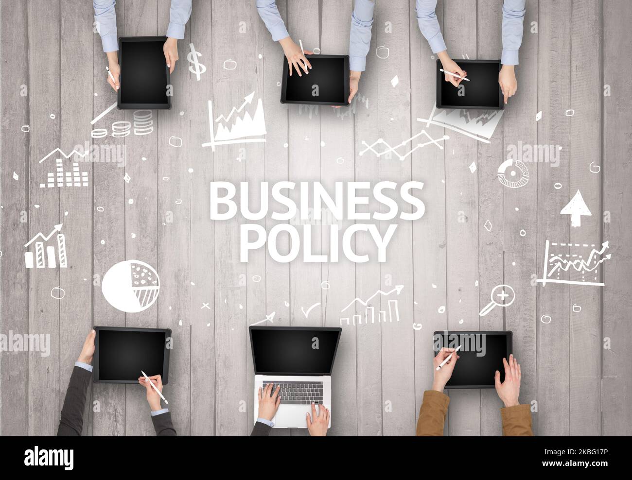 Group of Busy People Working in an Office Stock Photo - Alamy