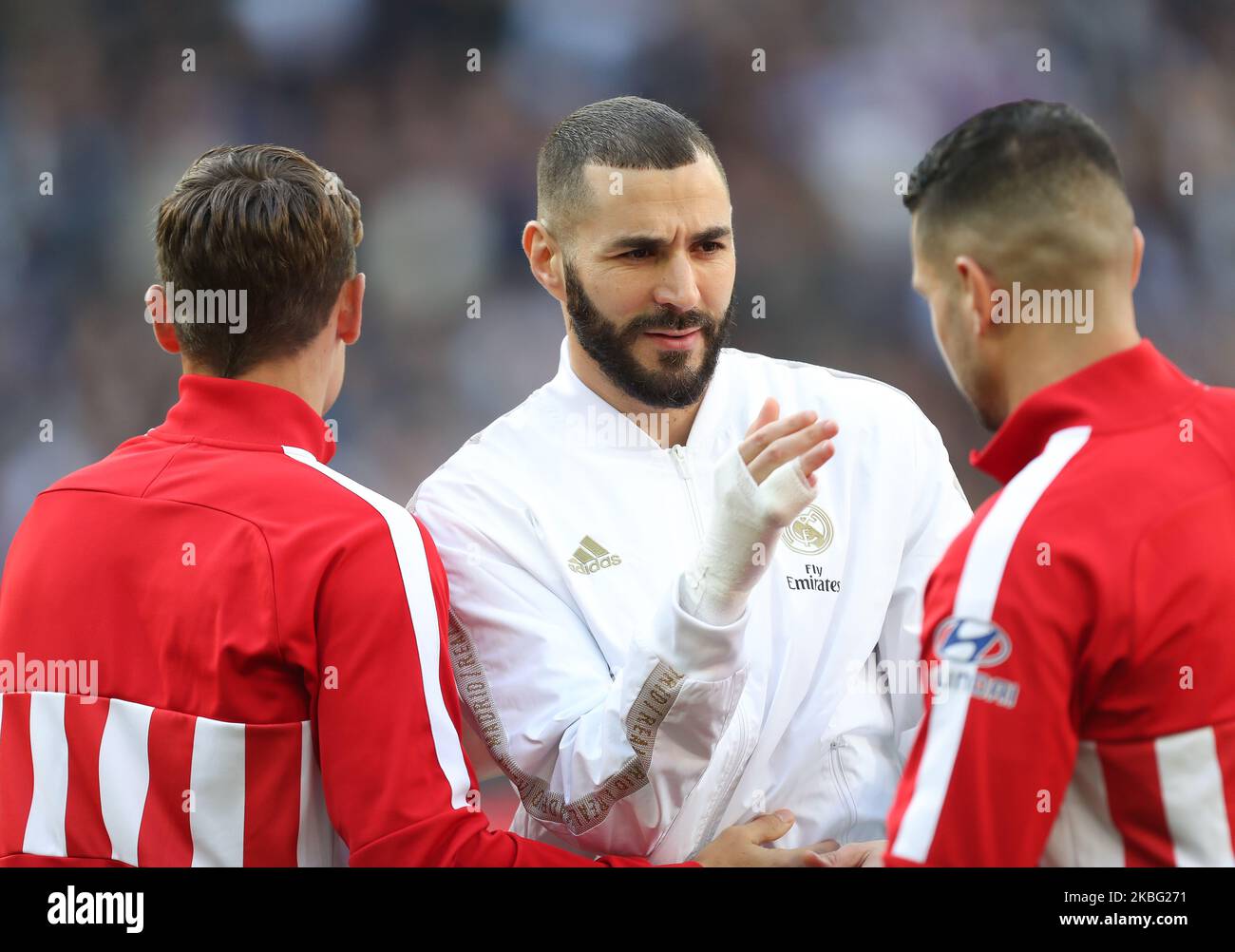Karim Benzema of Real Madrid during La Liga match between Real Madrid ...