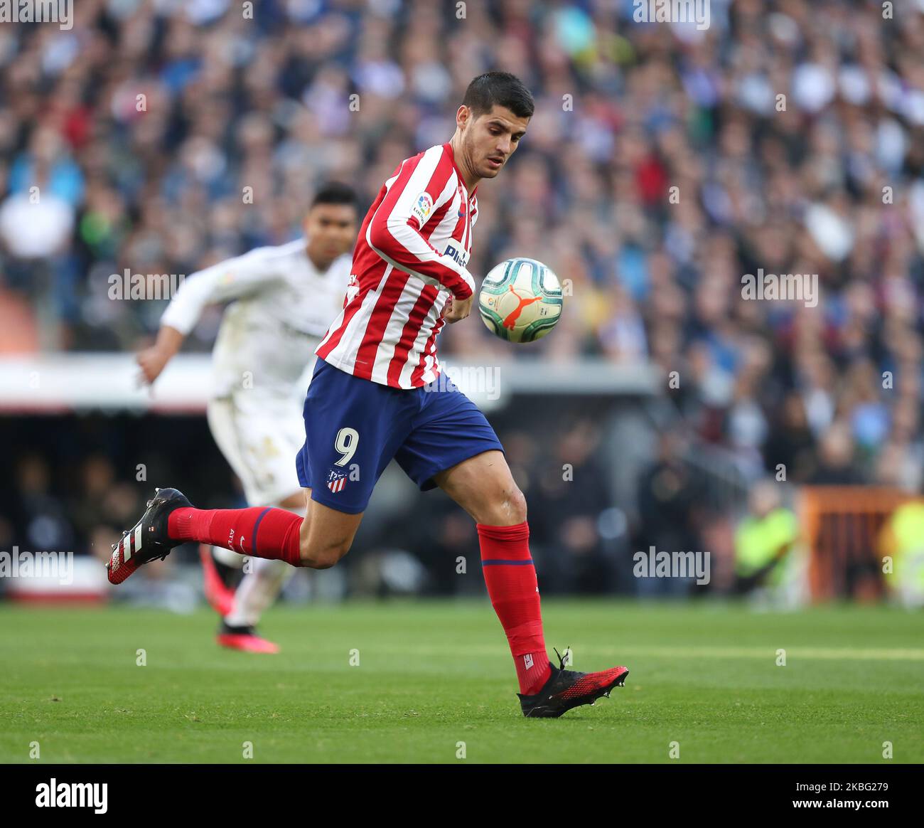 Alvaro Morata of Atletico Madrid during La Liga match between Real ...
