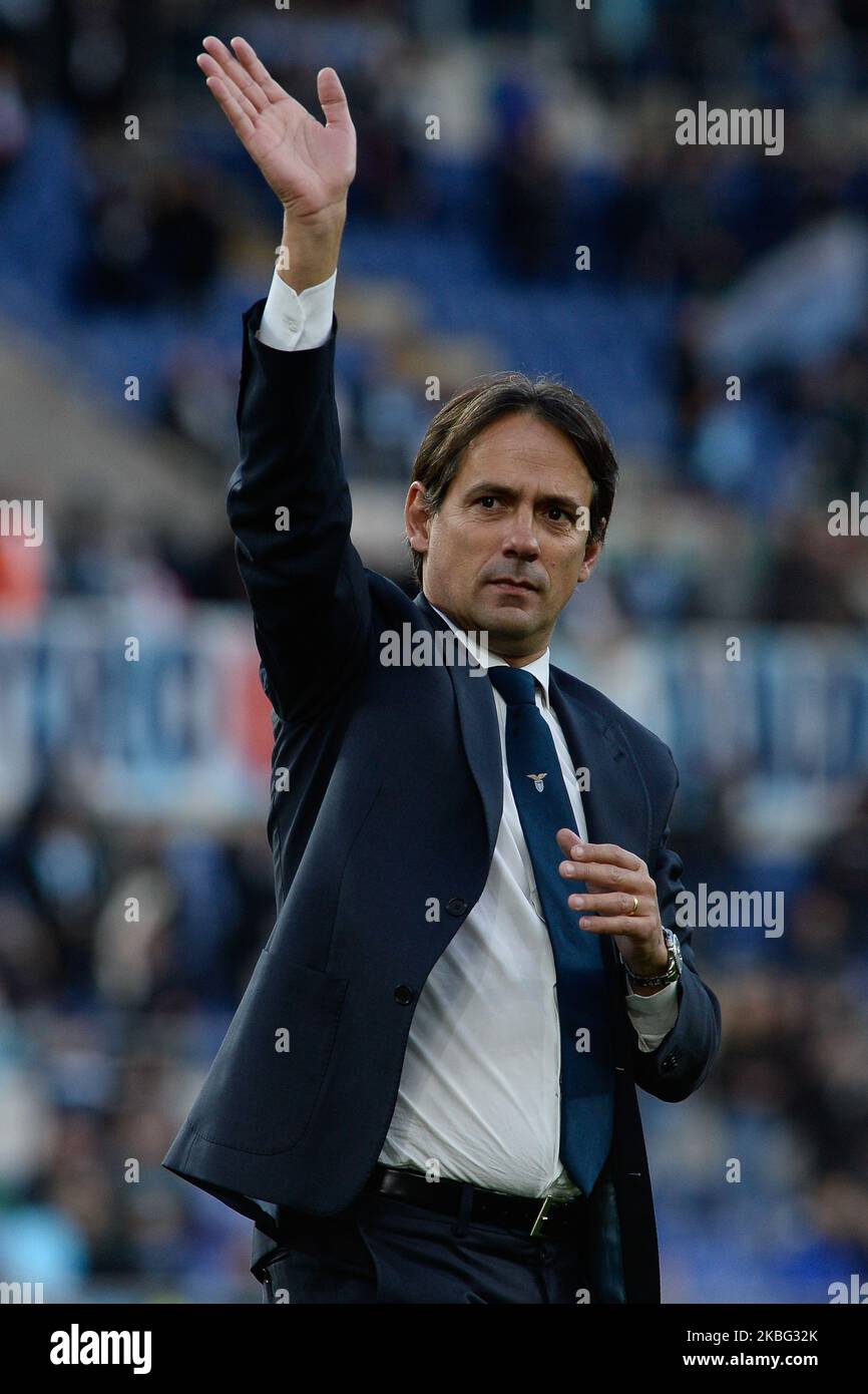 Simone Inzaghi during the Italian Serie A football match between SS ...