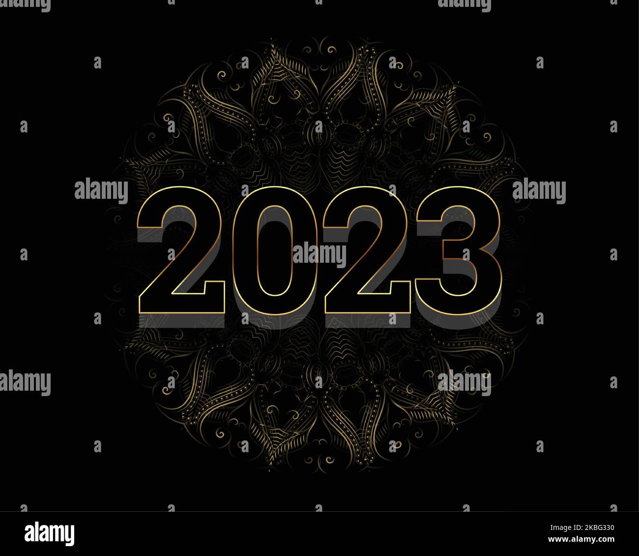 2023 lettering Stock Vector Images - Alamy