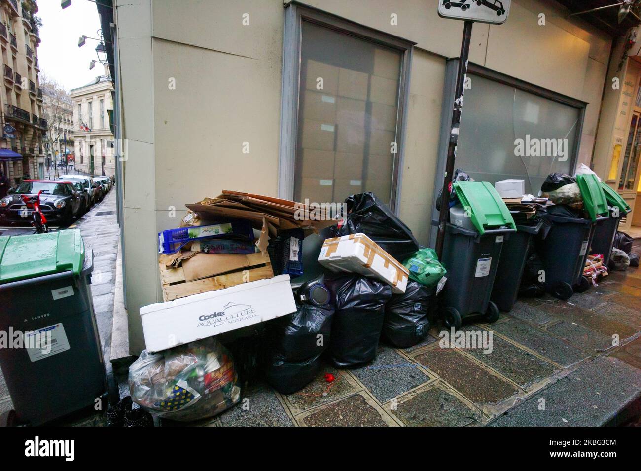 For several days, the effects of the garbage strike have been visible ...