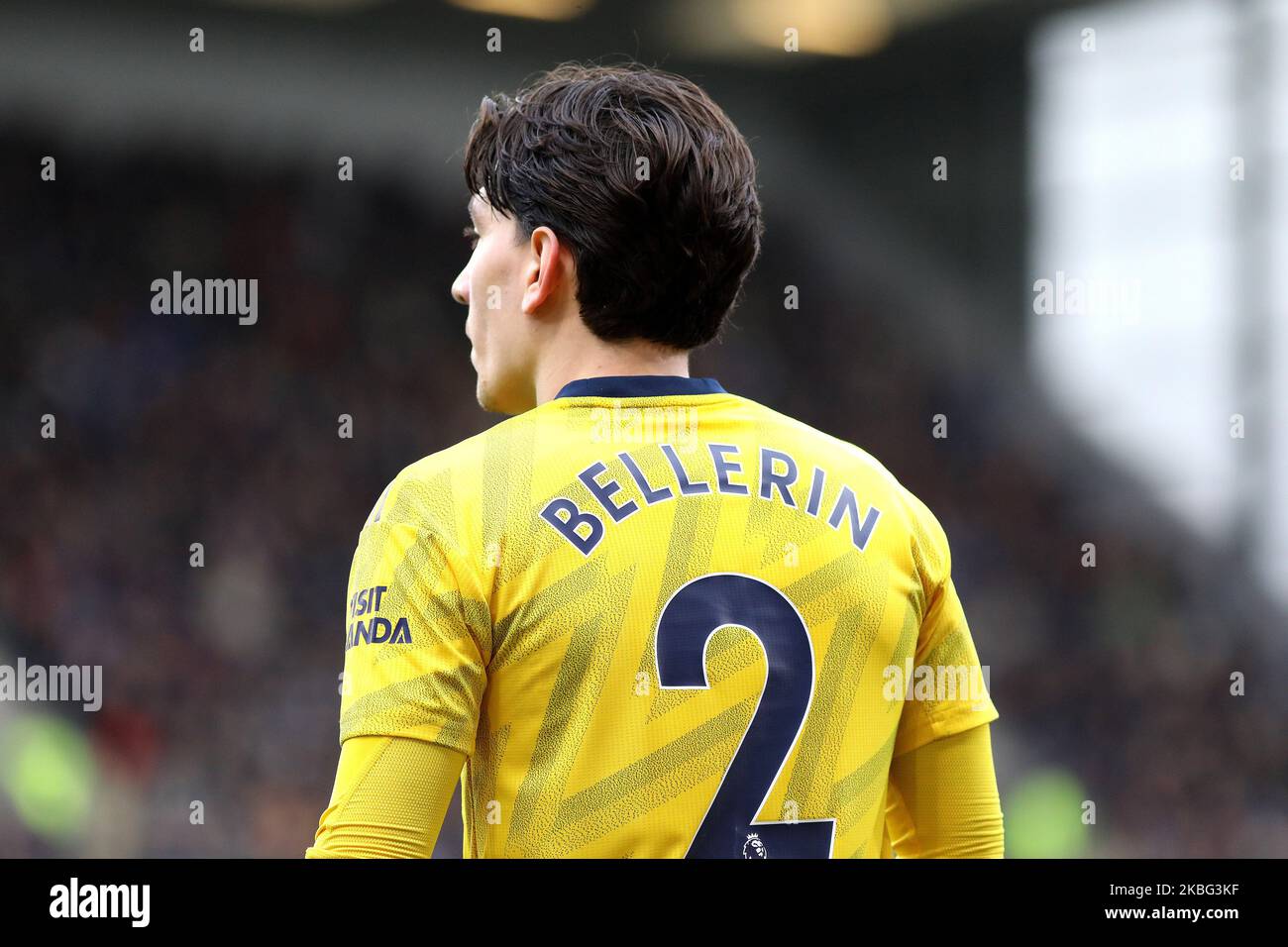 Arsenals Pierre-Emerick Aubameyang in action during the Premier League ...