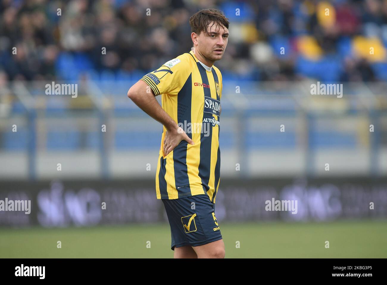 Giacomo Calo of S.S. Juve Stabia during the Serie B match between Juve ...