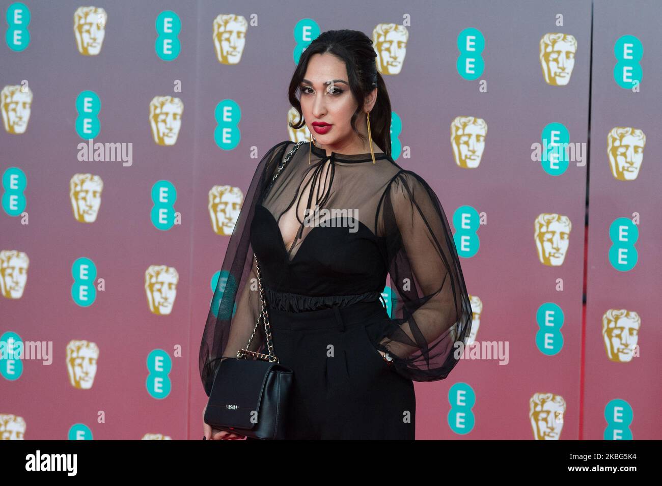 Saskia Chana attends the EE British Academy Film Awards ceremony at the ...