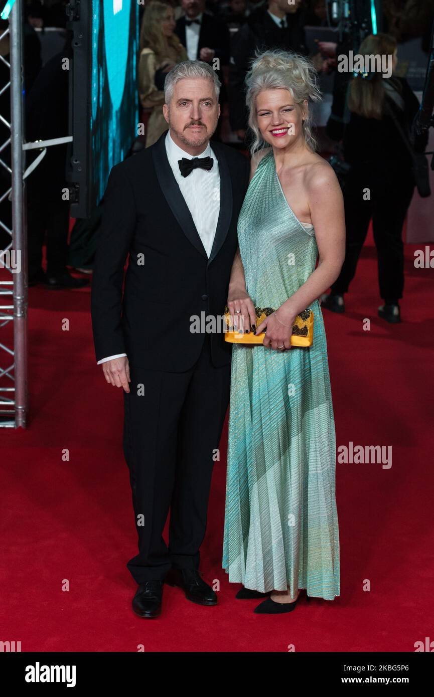Anthony McCarten and Eva Maywald attend the EE British Academy Film ...