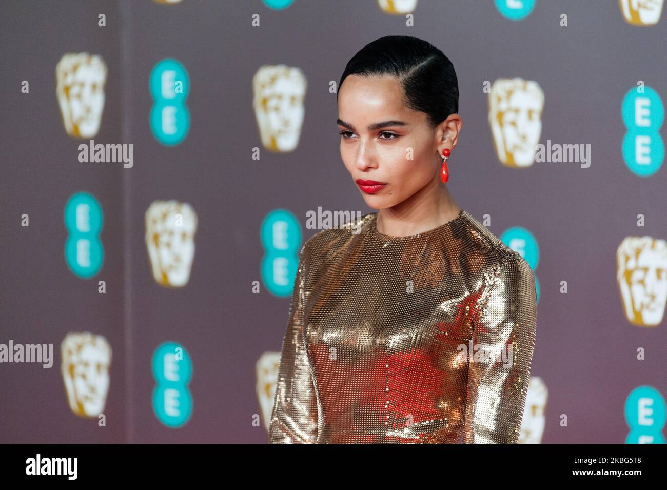 Zoe Kravitz attends the EE British Academy Film Awards ceremony at the ...
