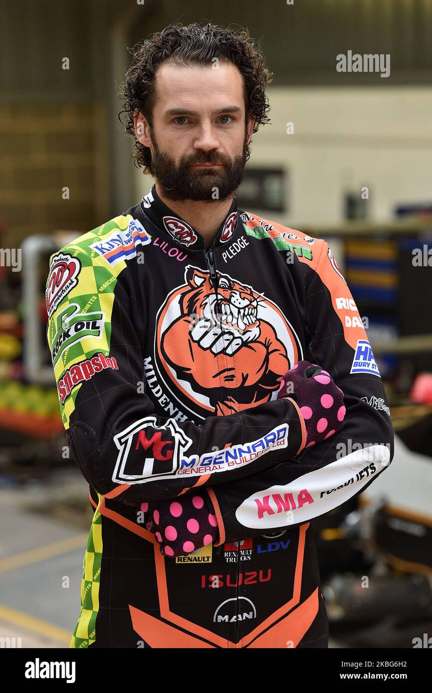 Danny Ayres a speedway rider for Scunthorpe Scorpions and Ipswich ...