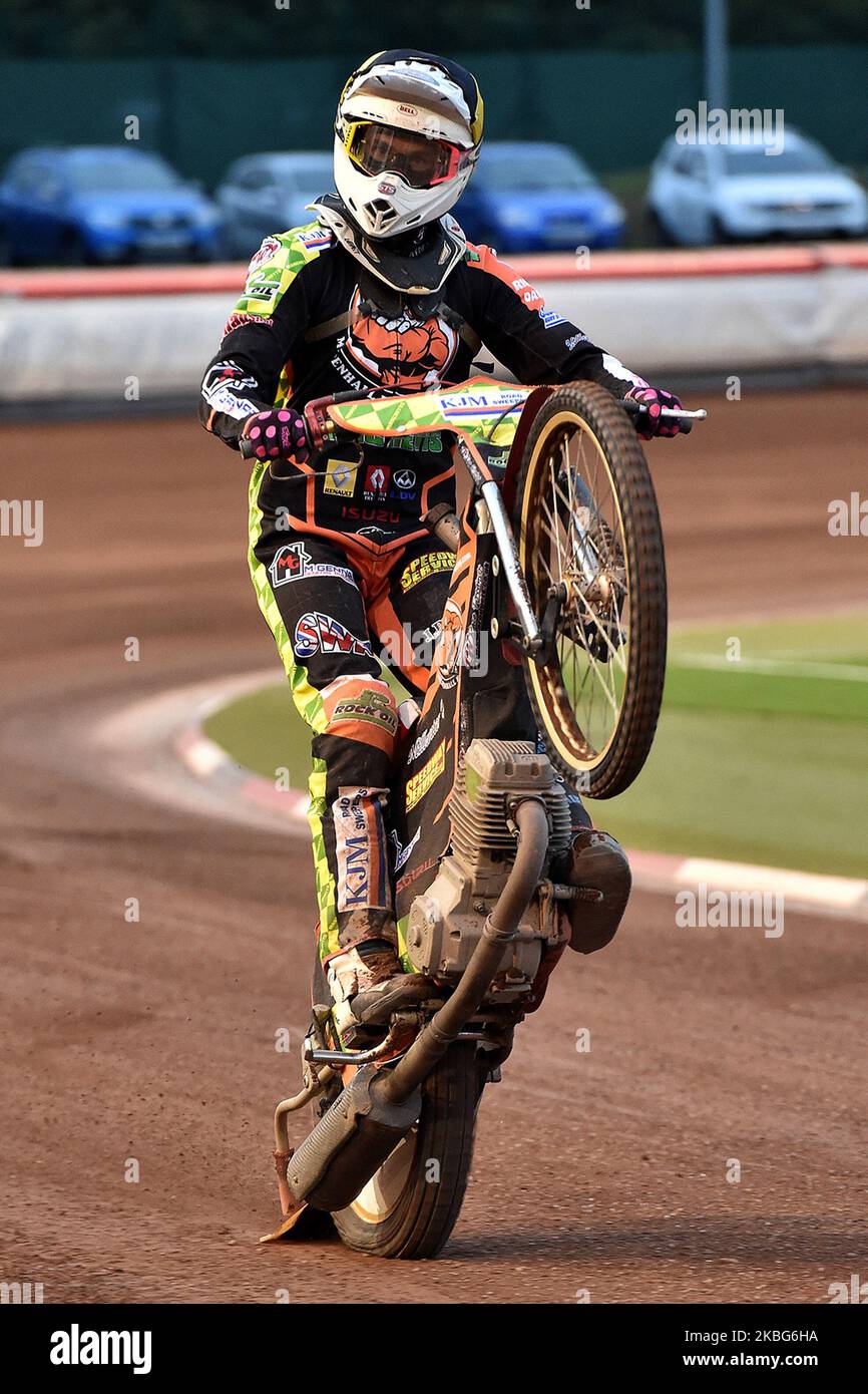 Danny Ayres a speedway rider for Scunthorpe Scorpions and Ipswich ...
