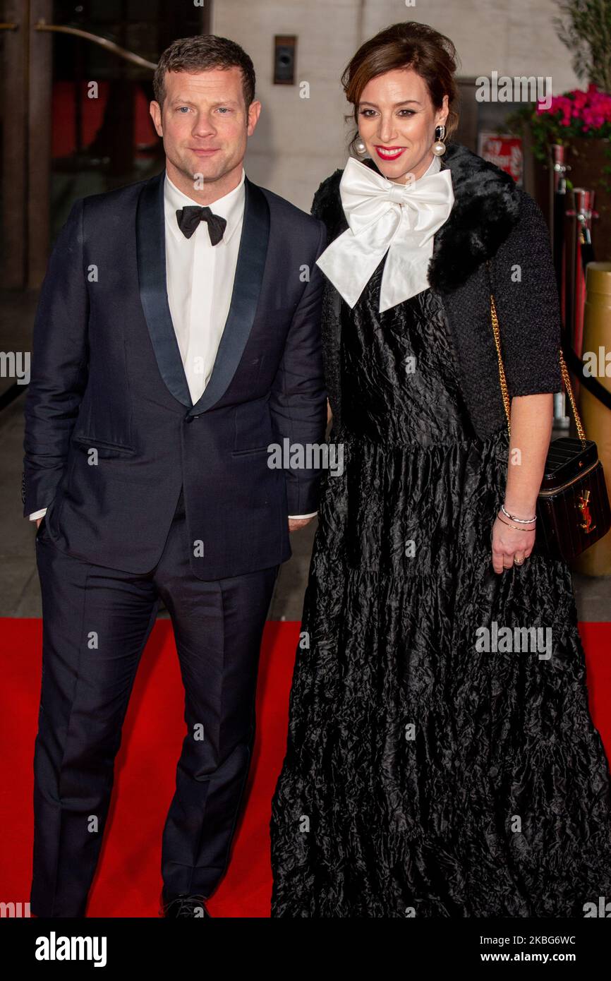 Dermot O'Leary, Dee Koppang attend the EE British Academy Film Awards ...