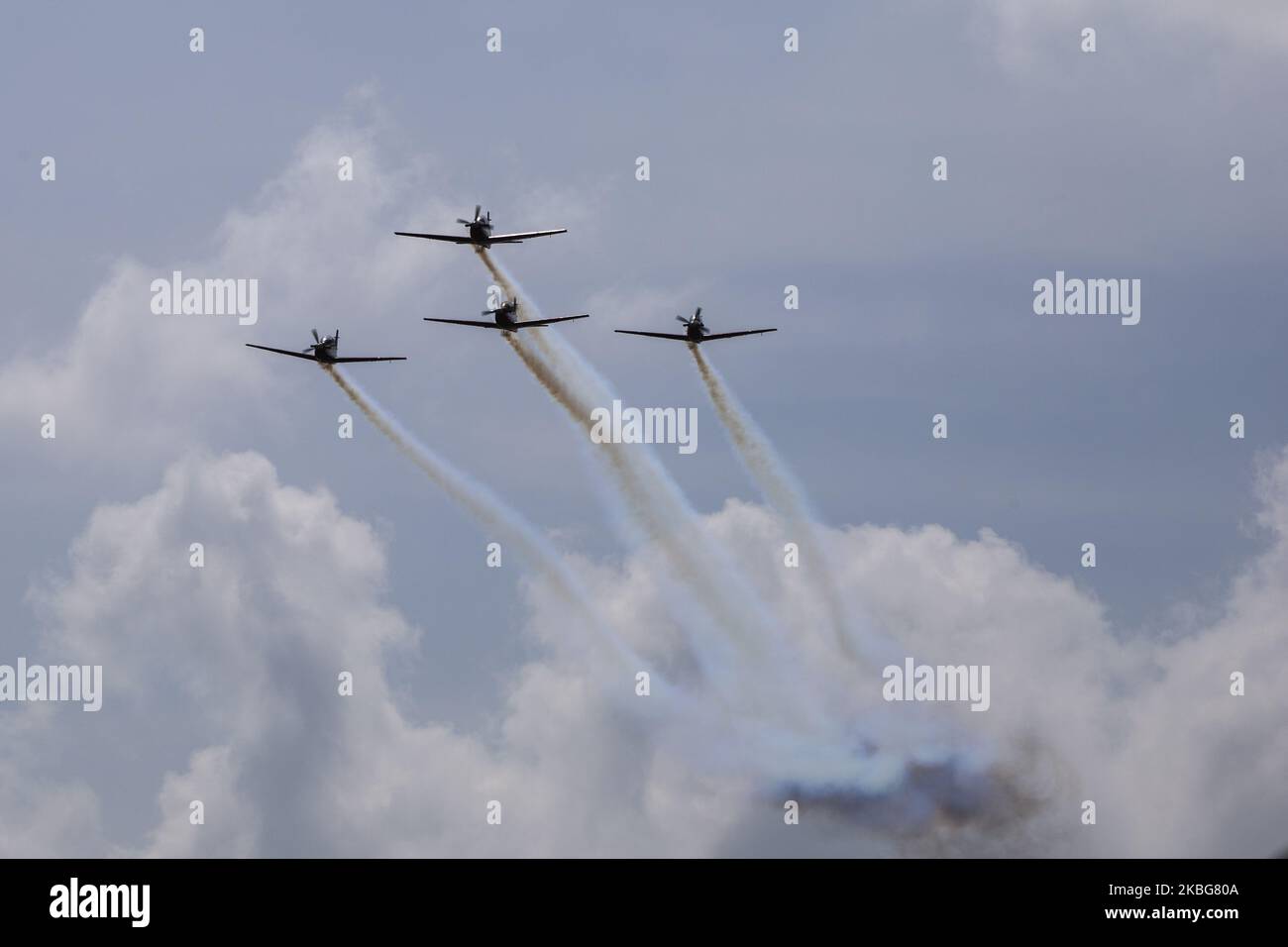 Attraction of Jupiter Aerobatic Team with Wong Bee KT-1B aircraft ...