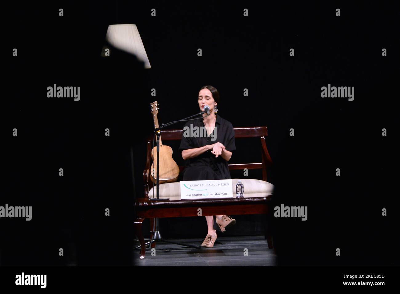 Mexican Singer Julieta Venegas speaks during a press conference to ...