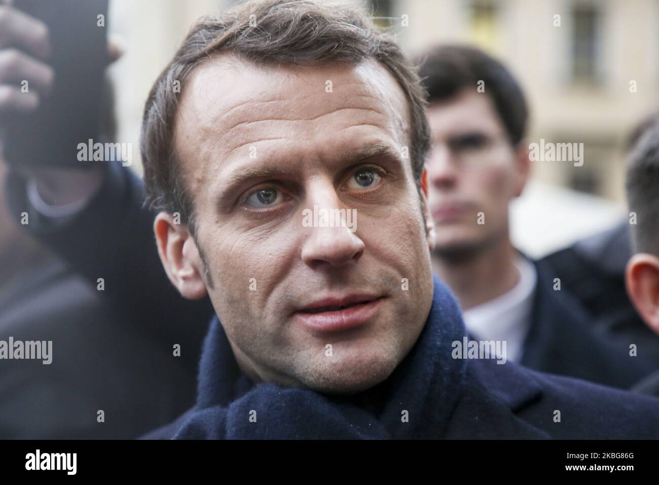 Emmanuel macron portrait hi-res stock photography and images - Alamy