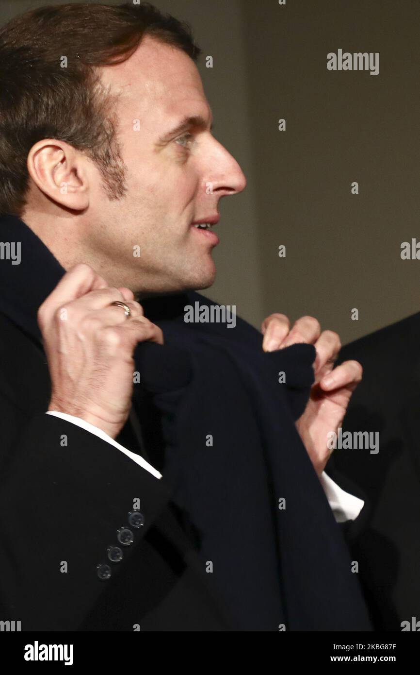Emmanuel macron profile hi-res stock photography and images - Alamy