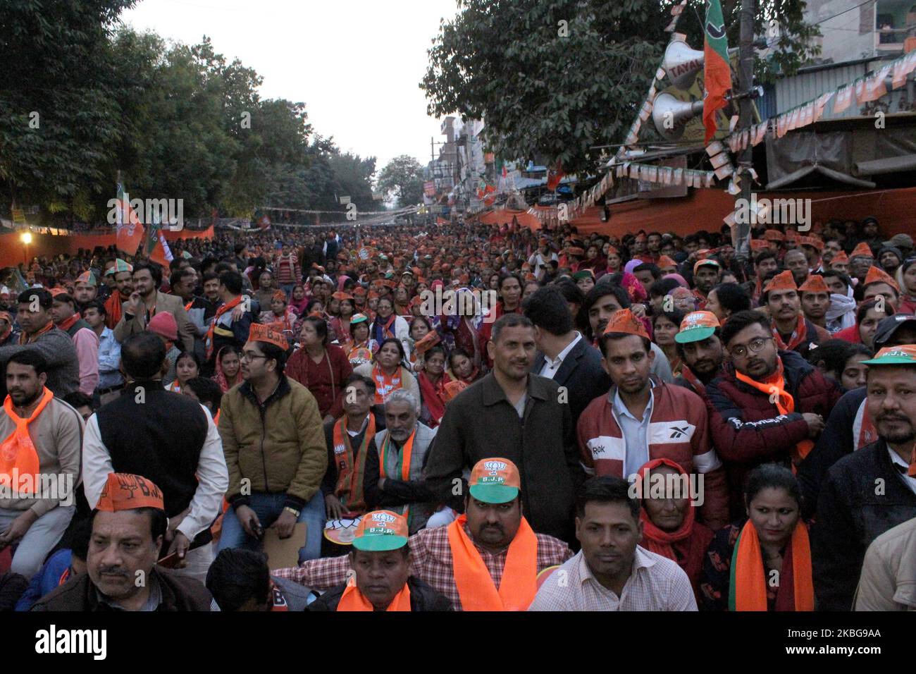 Supporters of bharatiya janta party hi-res stock photography and images ...