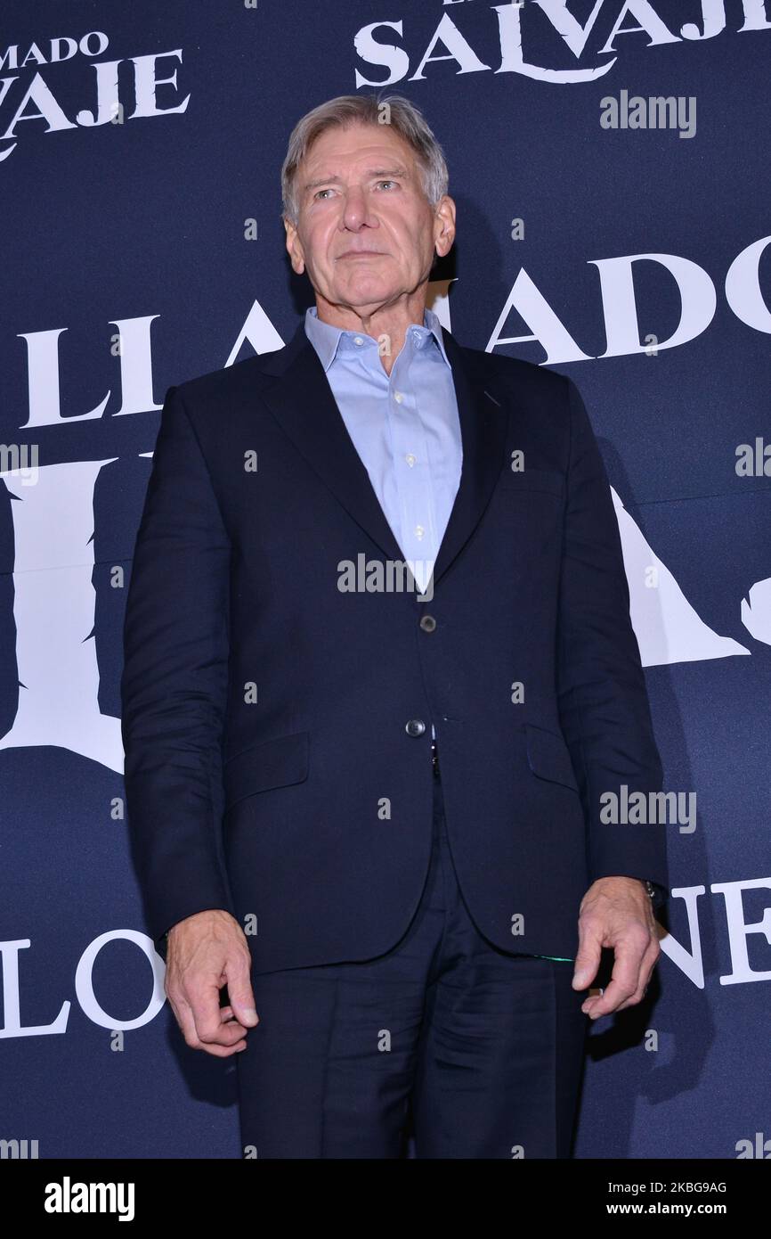 American actor harrison ford poses hi-res stock photography and images ...