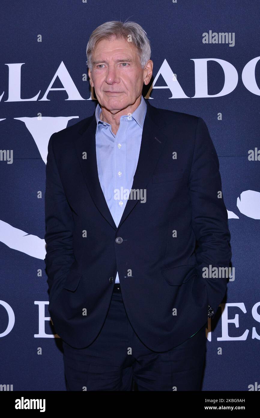 American actor harrison ford poses hi-res stock photography and images ...