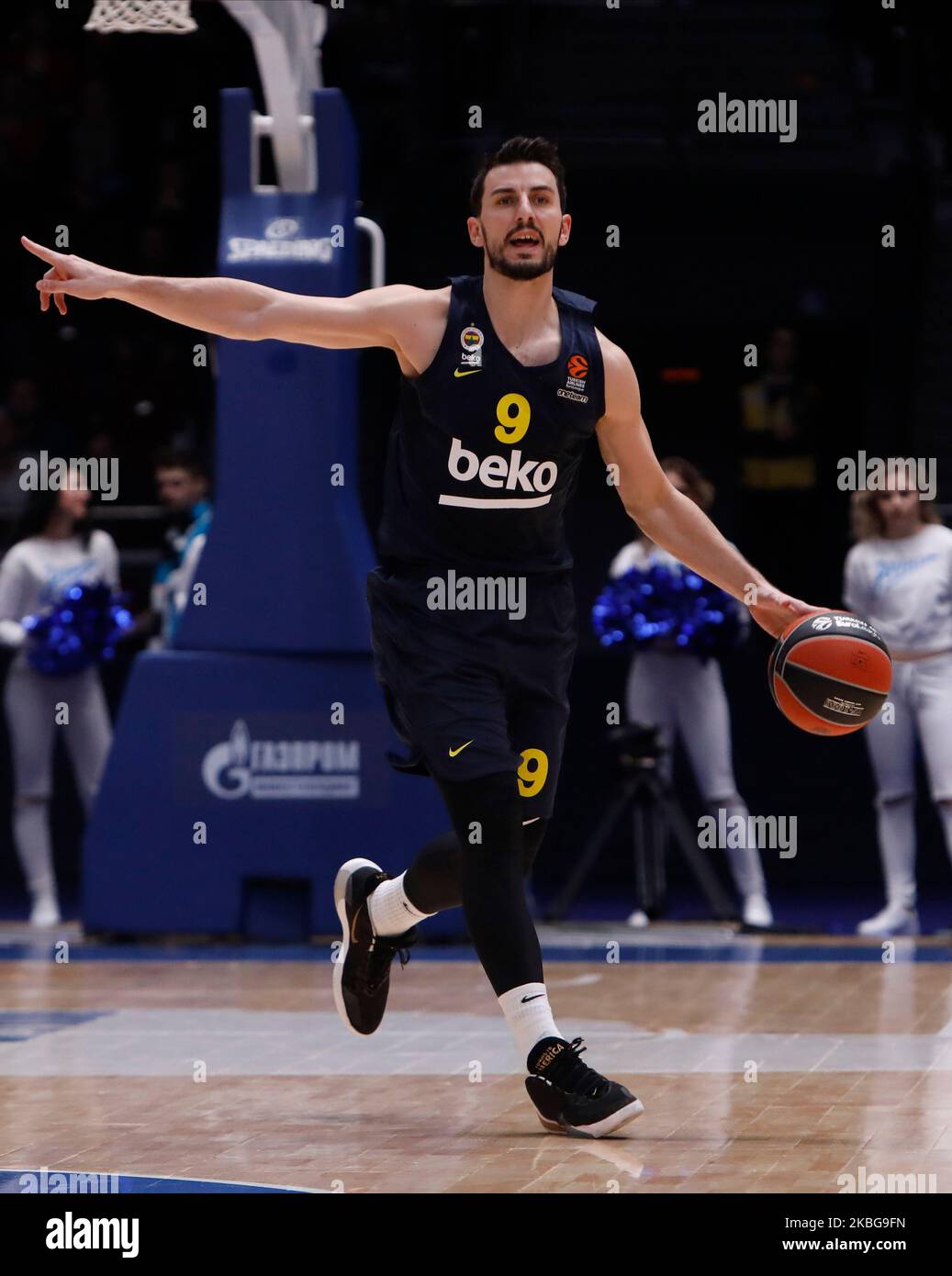 Leo westermann of fenerbahce beko istanbul gestures hi-res stock ...