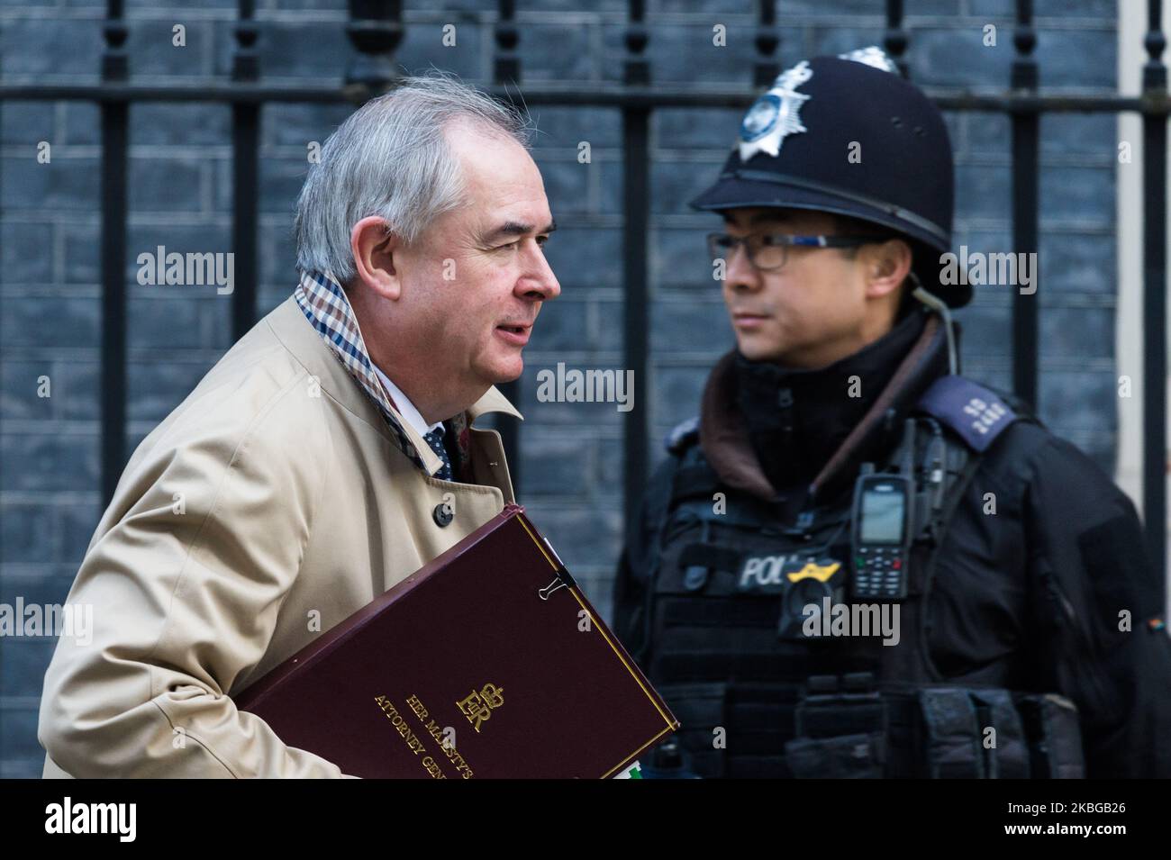 Central london after attending a cabinet meeting hi-res stock ...