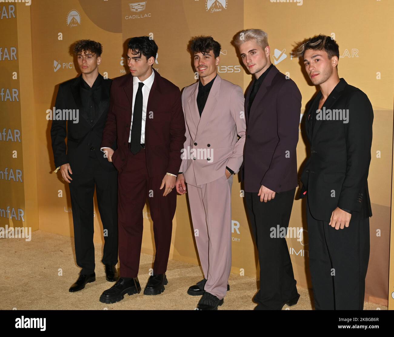 Los Angeles, USA. 03rd Nov, 2022. Elevator Boys at the amfAR Gala Los ...