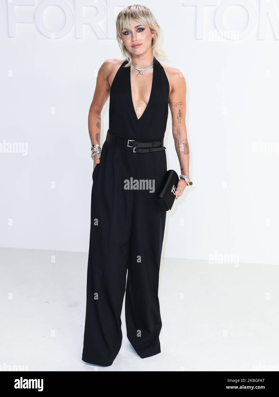 HOLLYWOOD, LOS ANGELES, CALIFORNIA, USA - FEBRUARY 07: Miley Cyrus ...