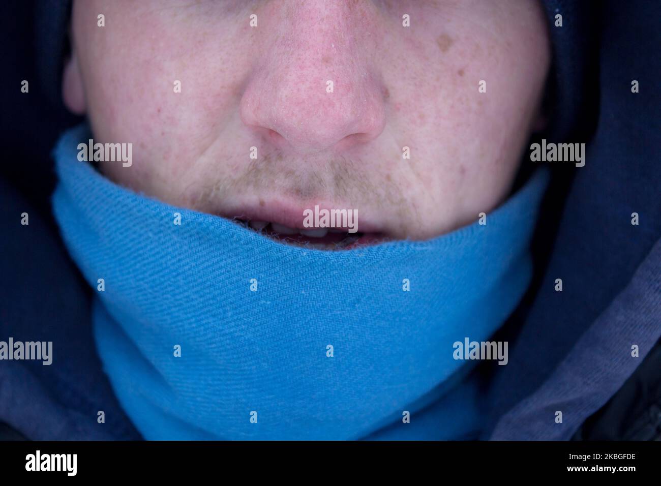 Hide in winter hi-res stock photography and images - Alamy