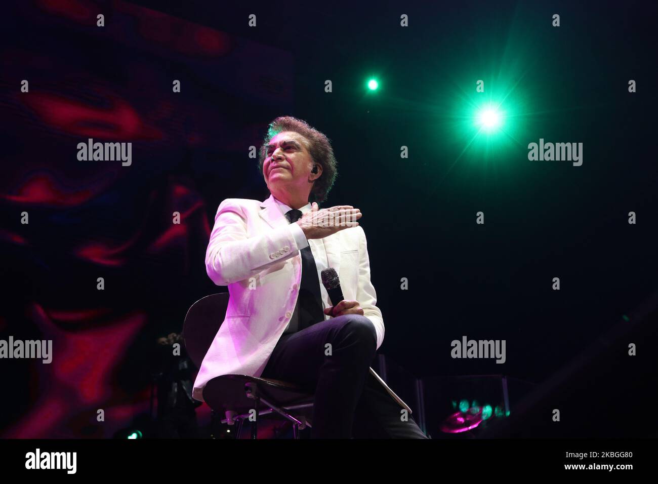 Venezuelan singer of 77 years Jose Luis Rodriguez 'El Puma' is seen ...