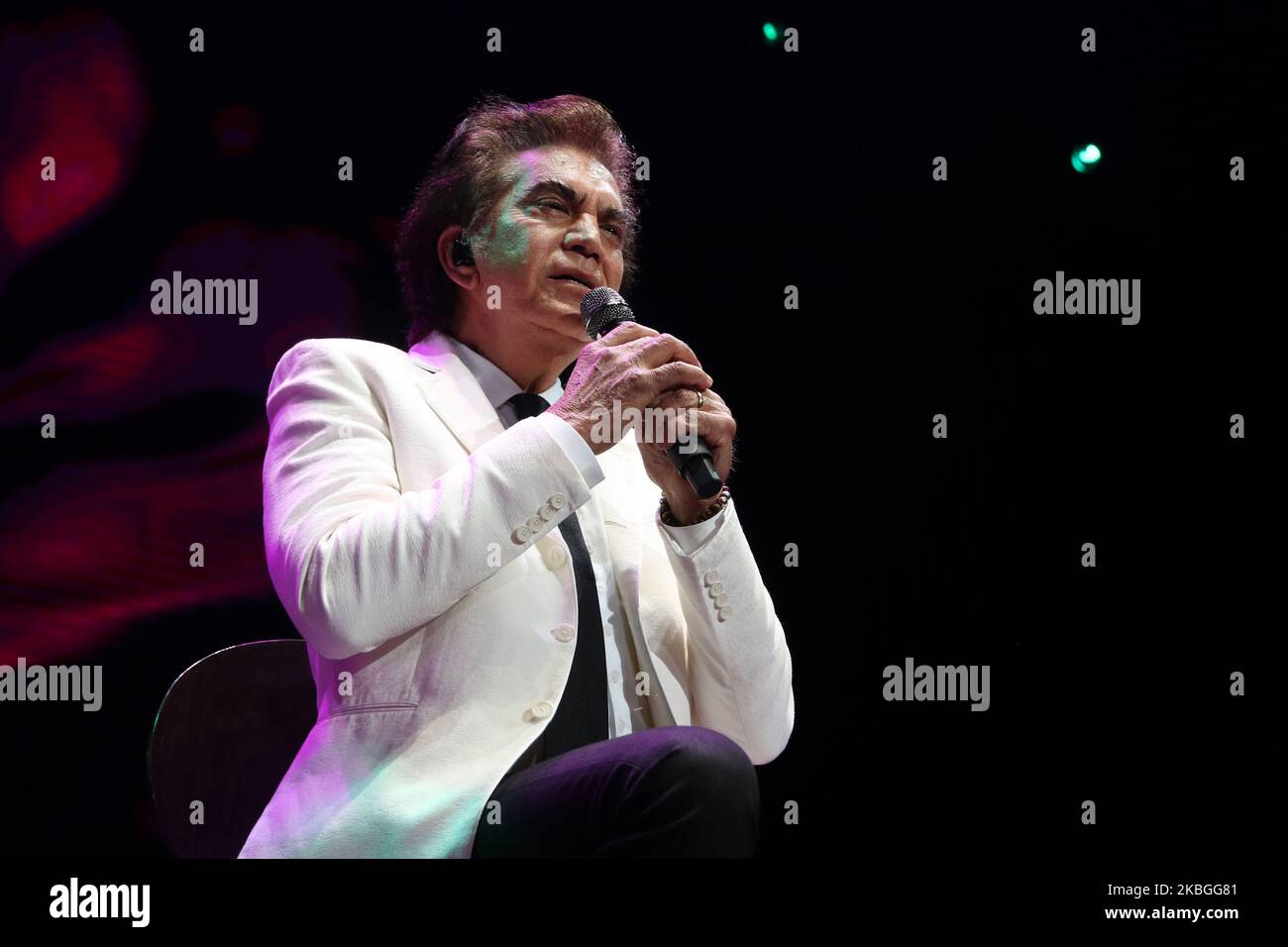 Venezuelan singer of 77 years Jose Luis Rodriguez 'El Puma' is seen ...