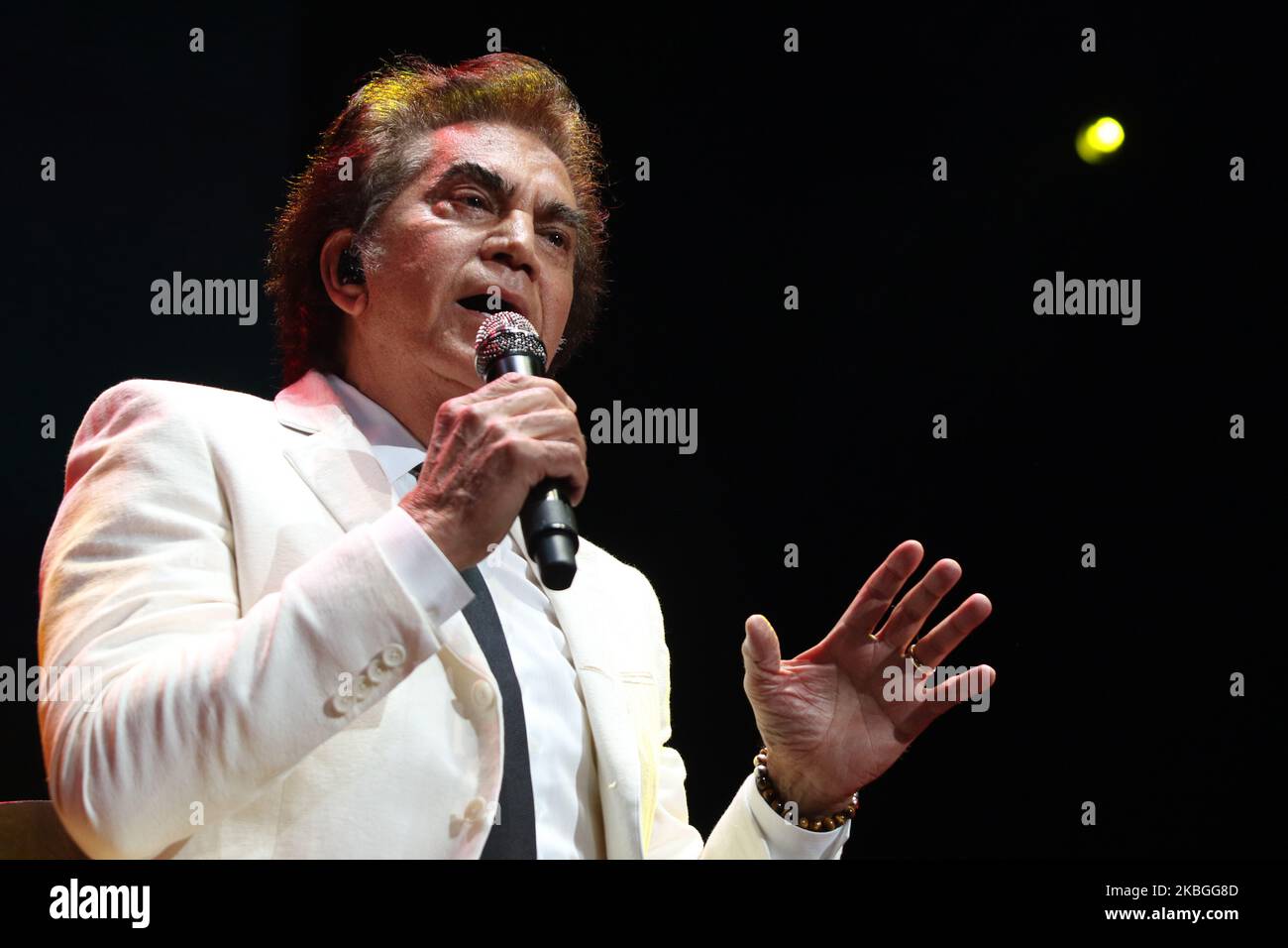 Venezuelan singer of 77 years Jose Luis Rodriguez 'El Puma' is seen ...