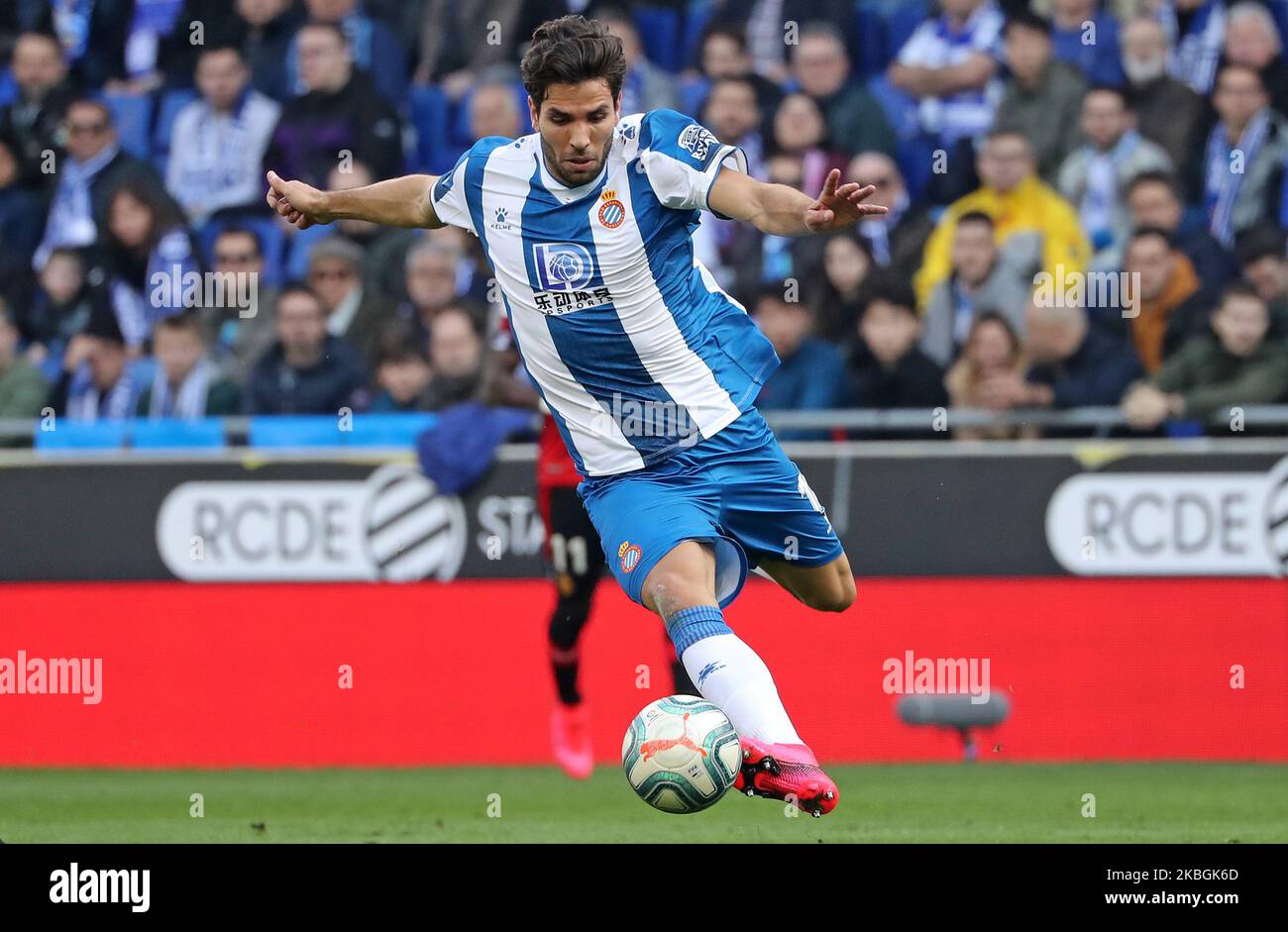 Leandro Cabrera during the match between RCD Espanyol and RDC Mallorca ...