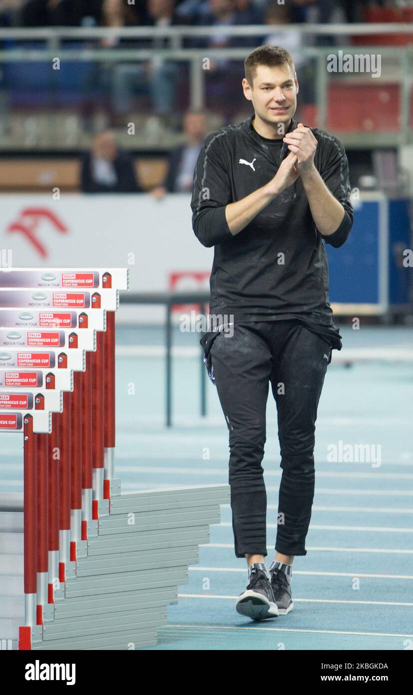 Pawel Wojciechowski (POL) compete during indoor Copernicus Cup on ...