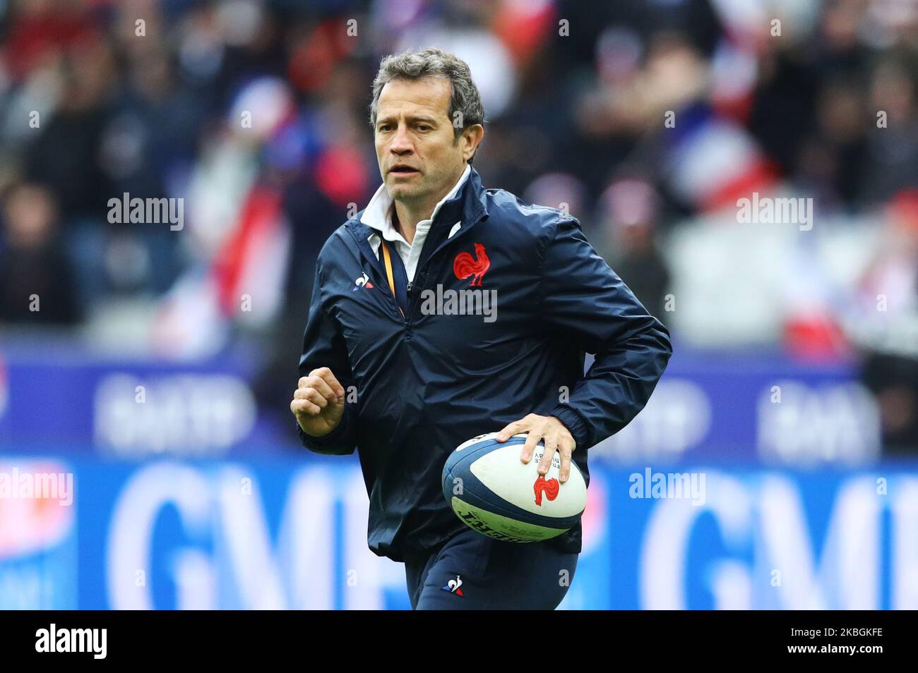France head coach Fabien Galthie during the rugby Guinness 6 Nations ...