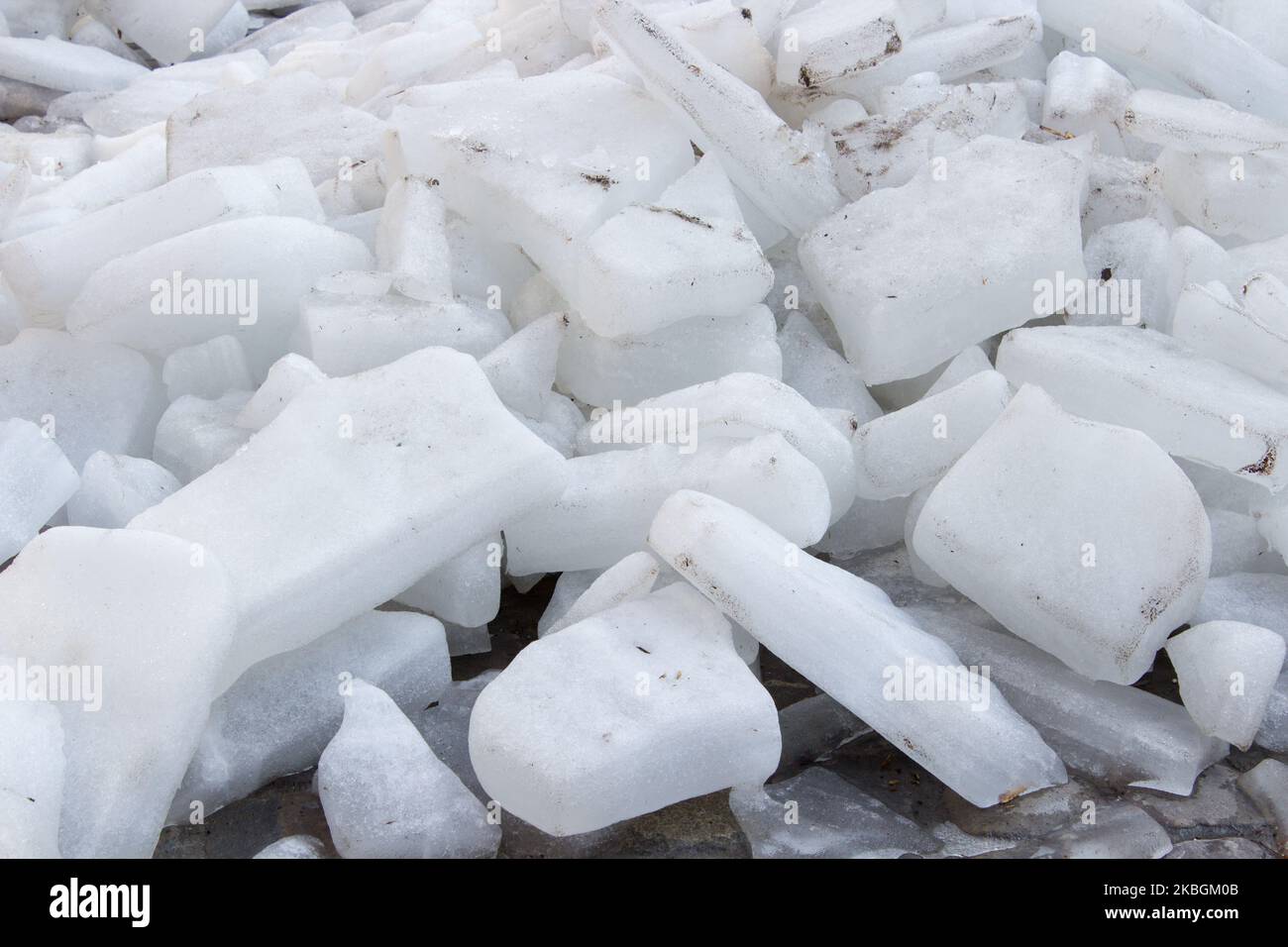 blocks of ice from the Arctic warming Stock Photo - Alamy