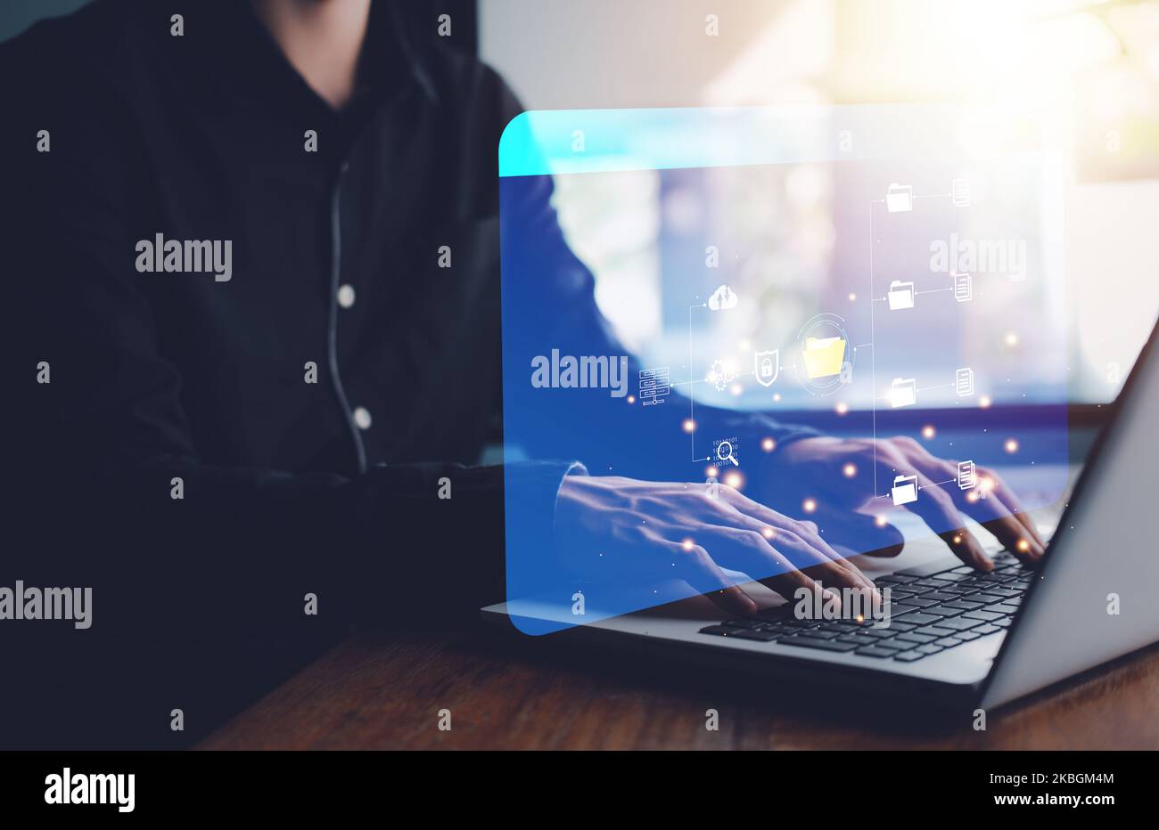 Document Management System (DMS). Digital online document database and ...