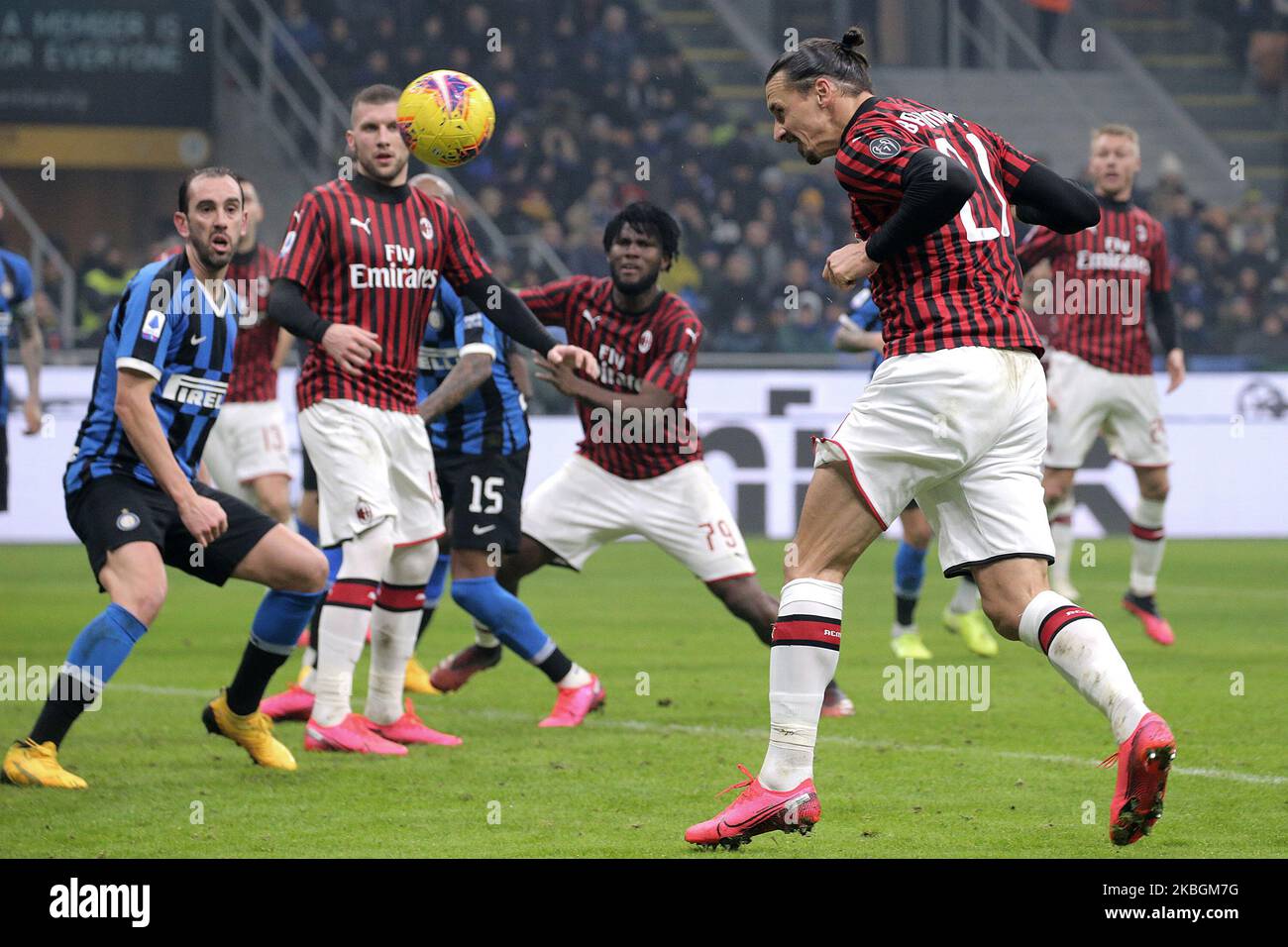 Zlatan milan inter 2020 scores hi-res stock photography and images - Alamy