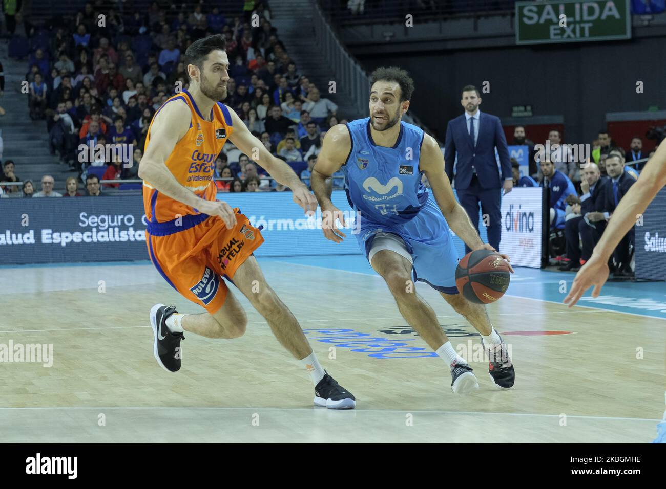 Philip Scrubb of Movistar Estudiantes during the Spanish League, Liga ...
