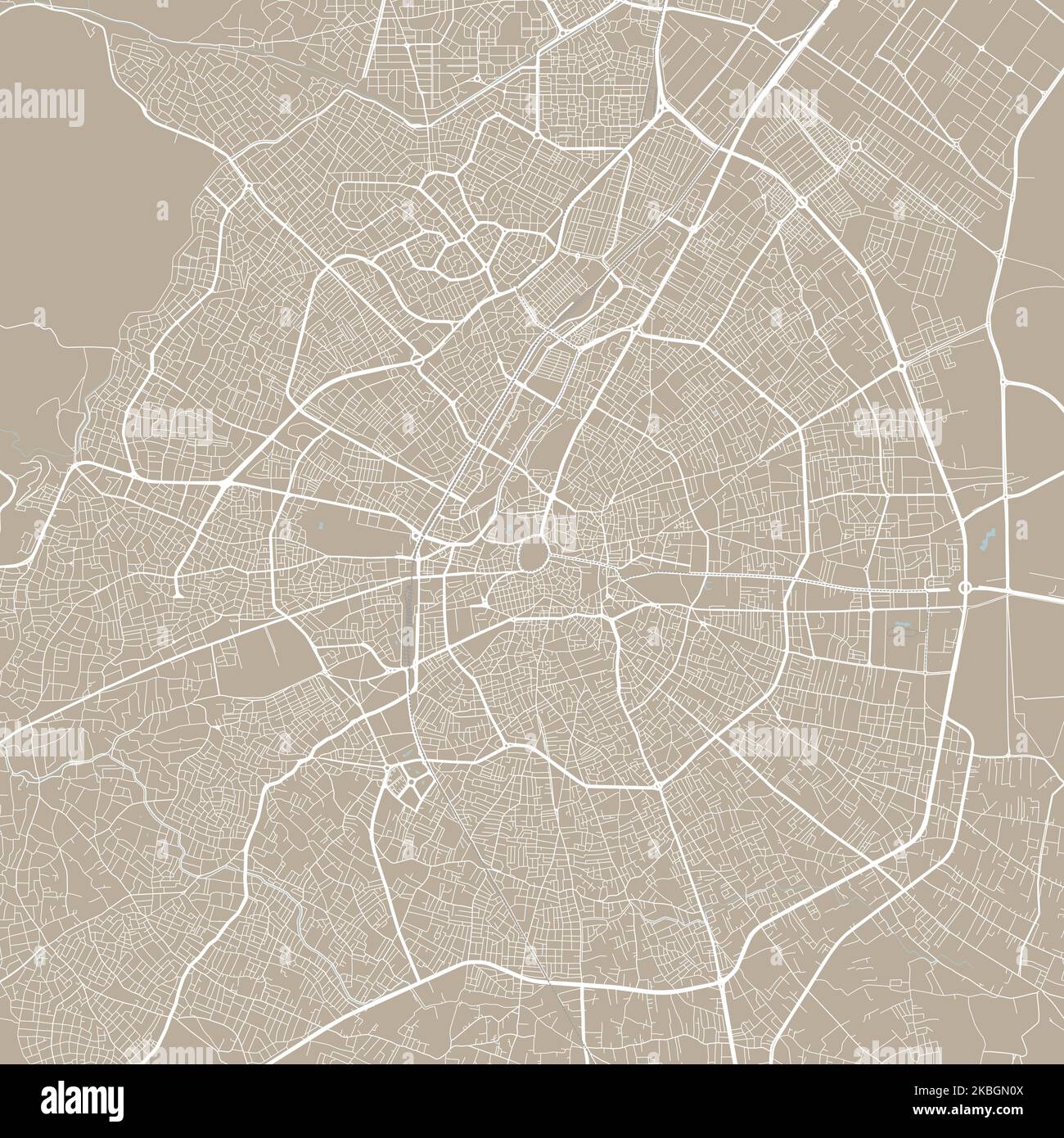 Vector map of Konya, Turkey. Urban city road map poster illustration ... Vector map of Konya, Turkey. Urban city road map poster illustration ...