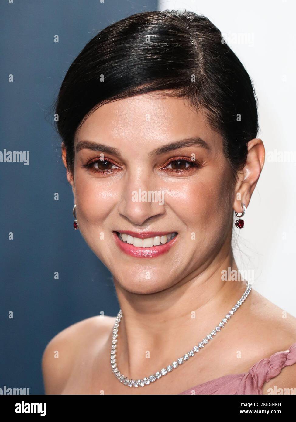 BEVERLY HILLS, LOS ANGELES, CALIFORNIA, USA - FEBRUARY 09: Radhika ...