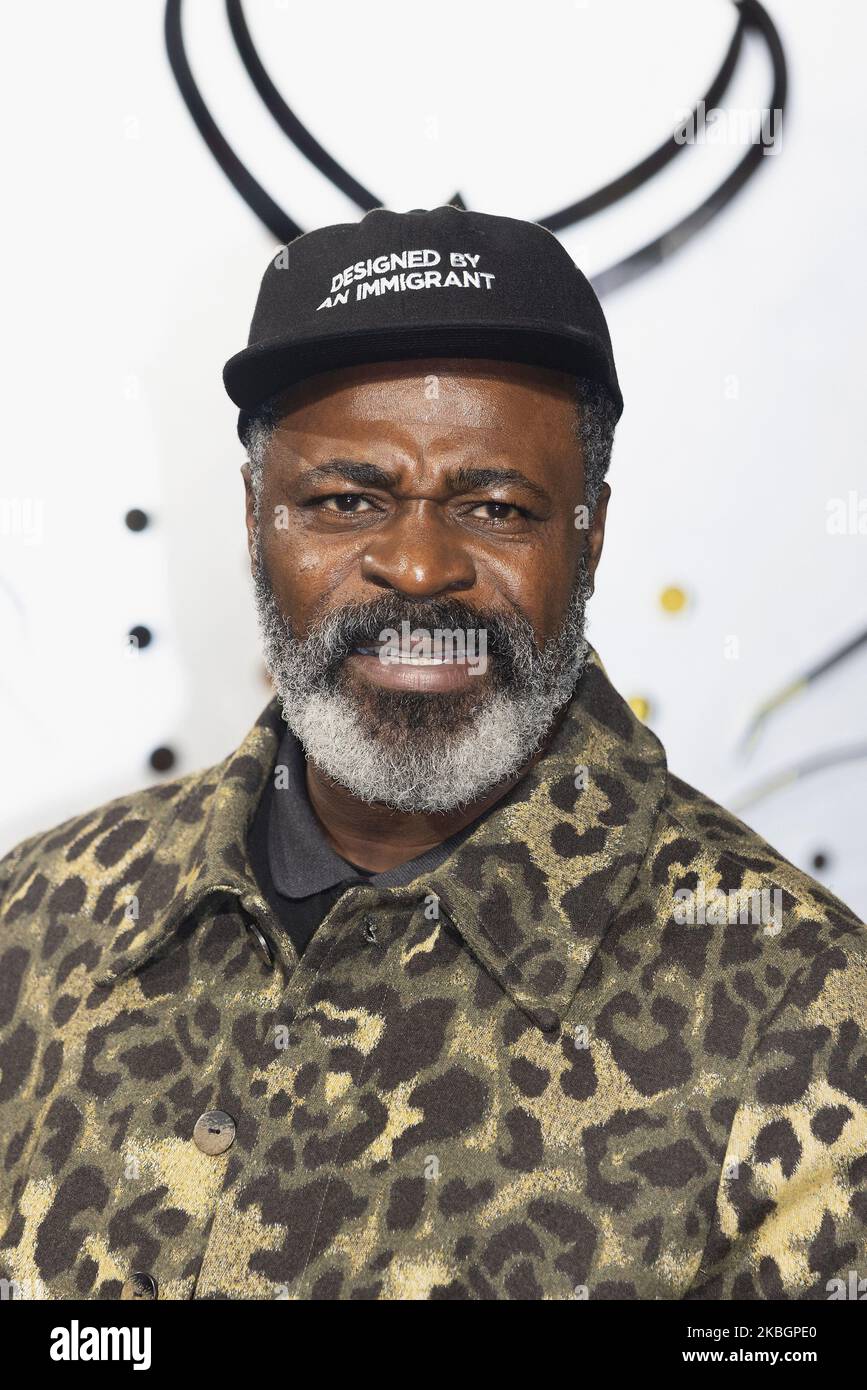 Danny Sapani attending the European premiere of Black Panther: Wakanda ...