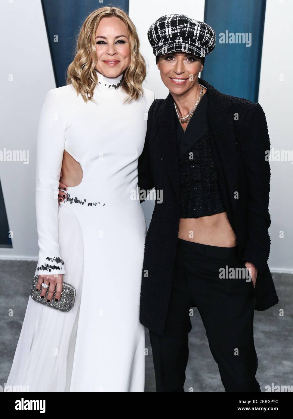 BEVERLY HILLS, LOS ANGELES, CALIFORNIA, USA - FEBRUARY 09: Maria Bello ...