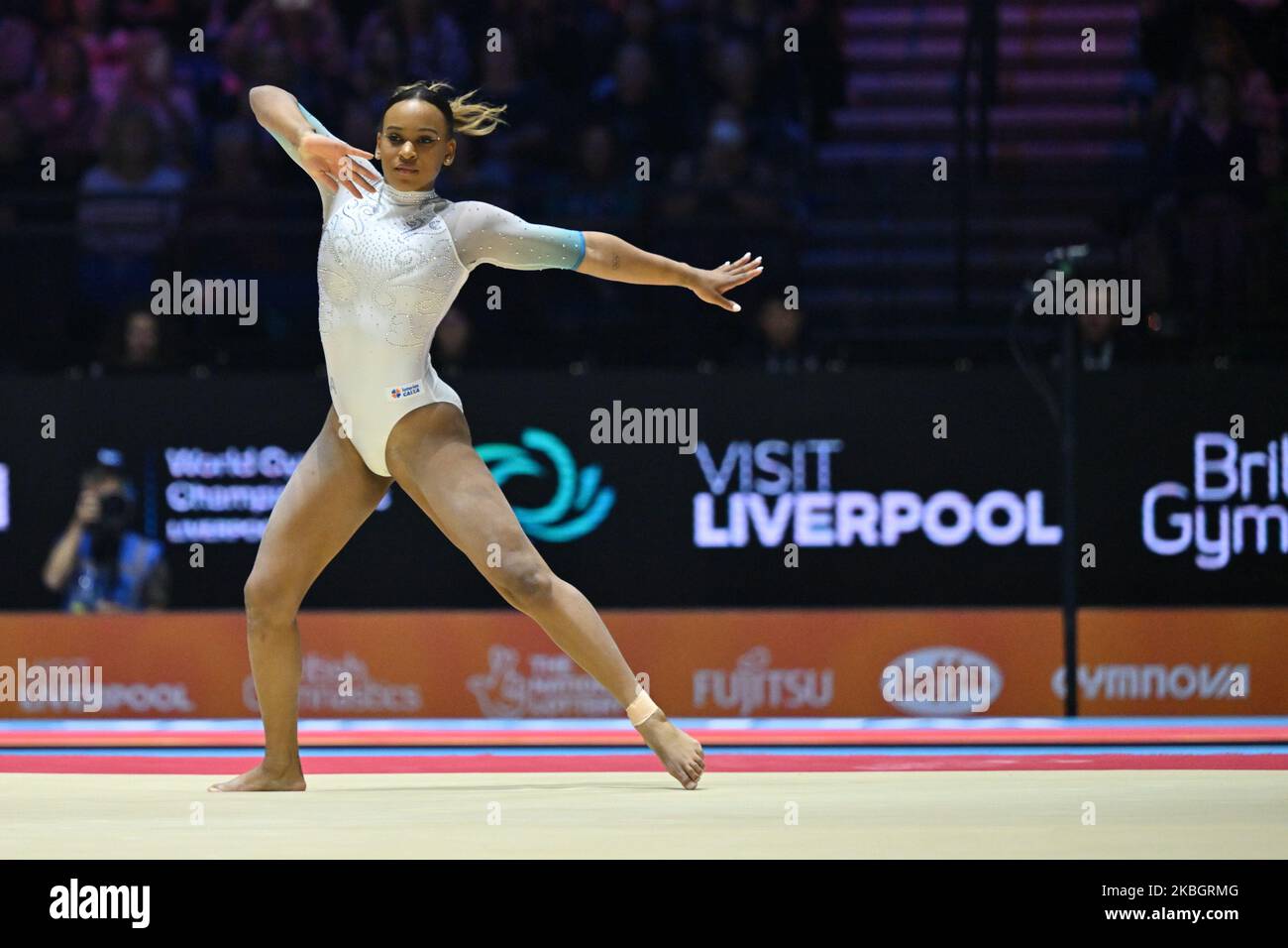 M&S Bank Arena, Liverpool, England, November 03, 2022, Rebeca Andrade ...